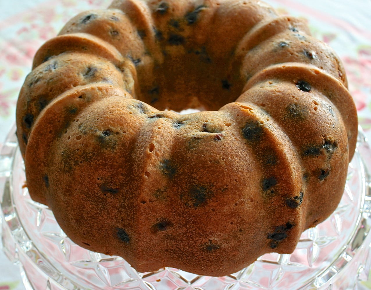 Huckleberry Butter Cake with Lemon Glaze - Wildflour's Cottage Kitchen