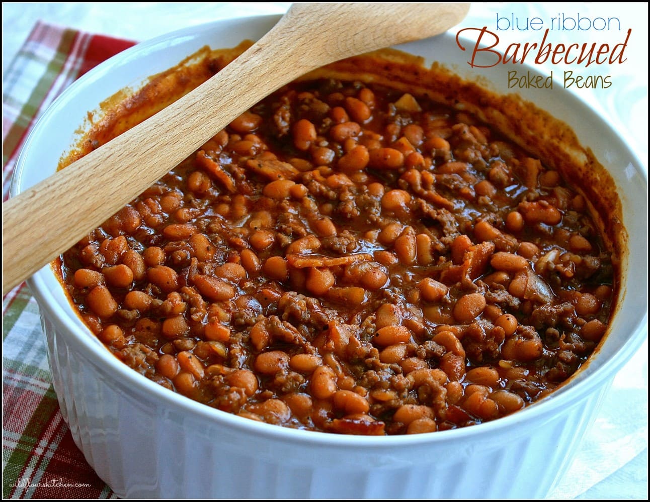 Blue Ribbon Barbecued Baked Beans with Sausage, Beef and Bacon ...
