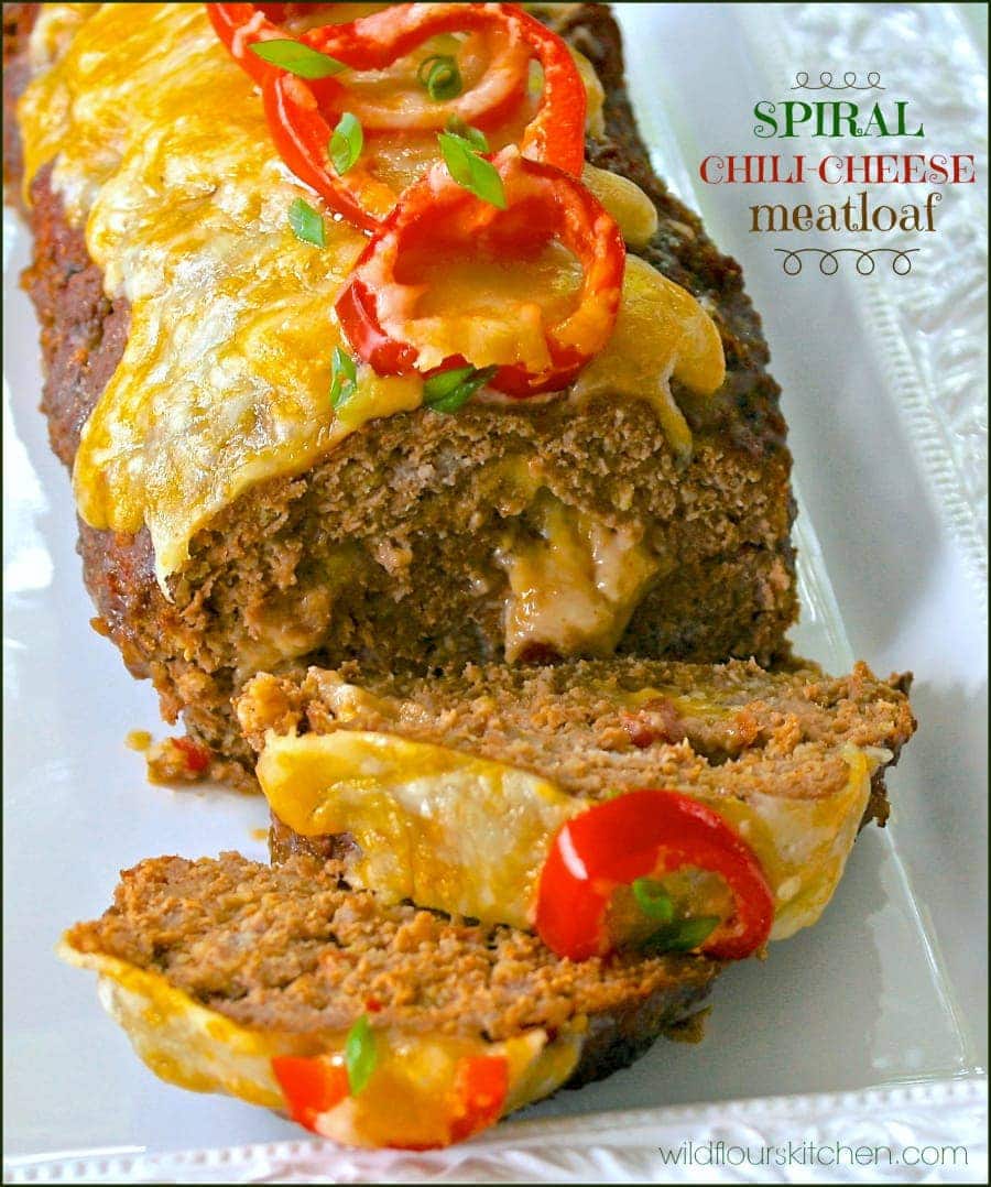 Spiral Chili-Cheese Meatloaf (*plus Chili-Cheese Green Beans ...