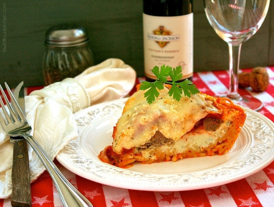 On Top of Old Smokey Meatball & Spaghetti Pie! - Wildflour's Cottage ...