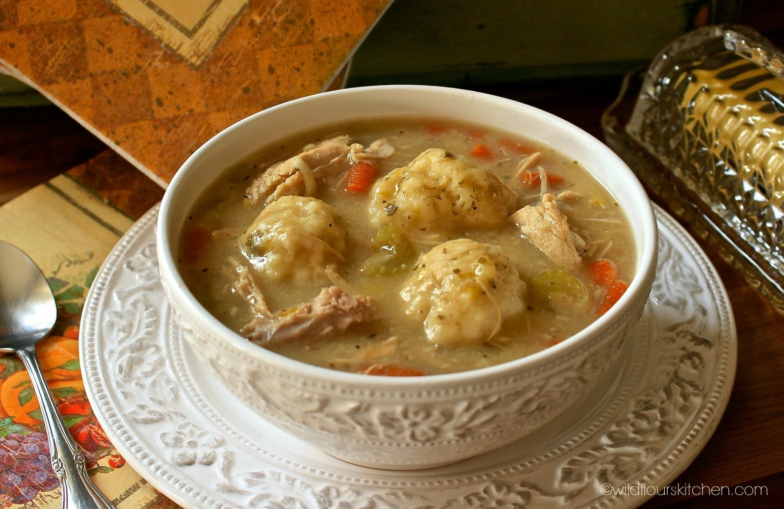 Roast Turkey & Herbed Dumpling Stew (Or Chicken) - Wildflour's Cottage ...