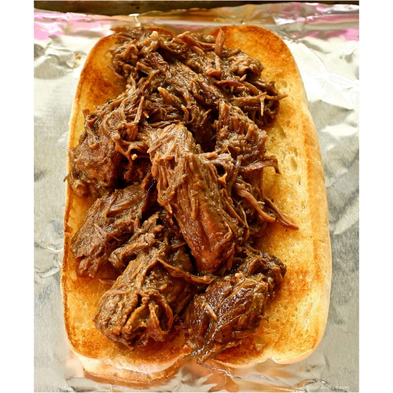 Slow Cooker Beef Rouladen Hoagies - Wildflour's Cottage Kitchen