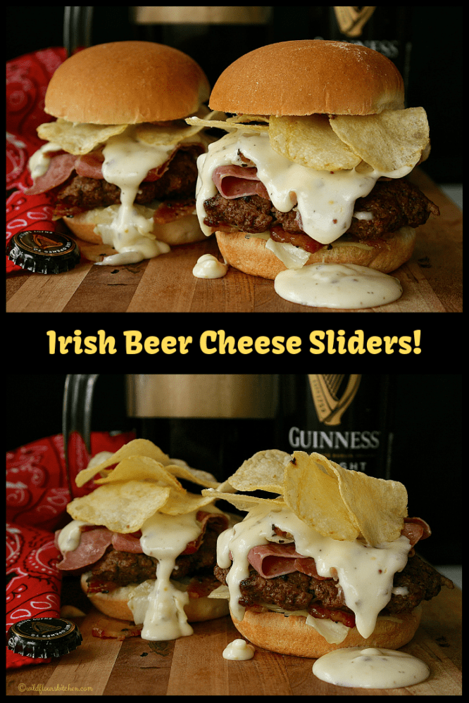 Irish Corned Beef, Cabbage, Bacon and Beer Cheese Sliders - Wildflour's ...