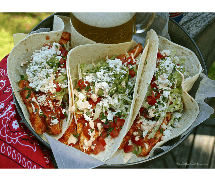 Grilled Chicken Tinga Tacos - Wildflour's Cottage Kitchen
