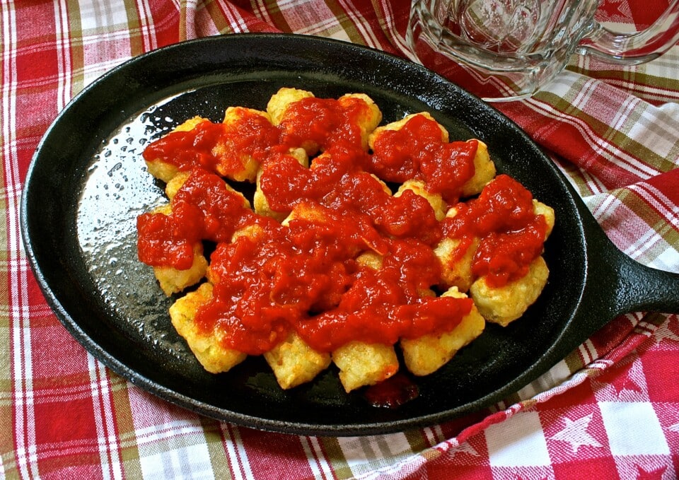 Loaded Sausage and Pepperoni Pizza Tots - Wildflour's Cottage Kitchen
